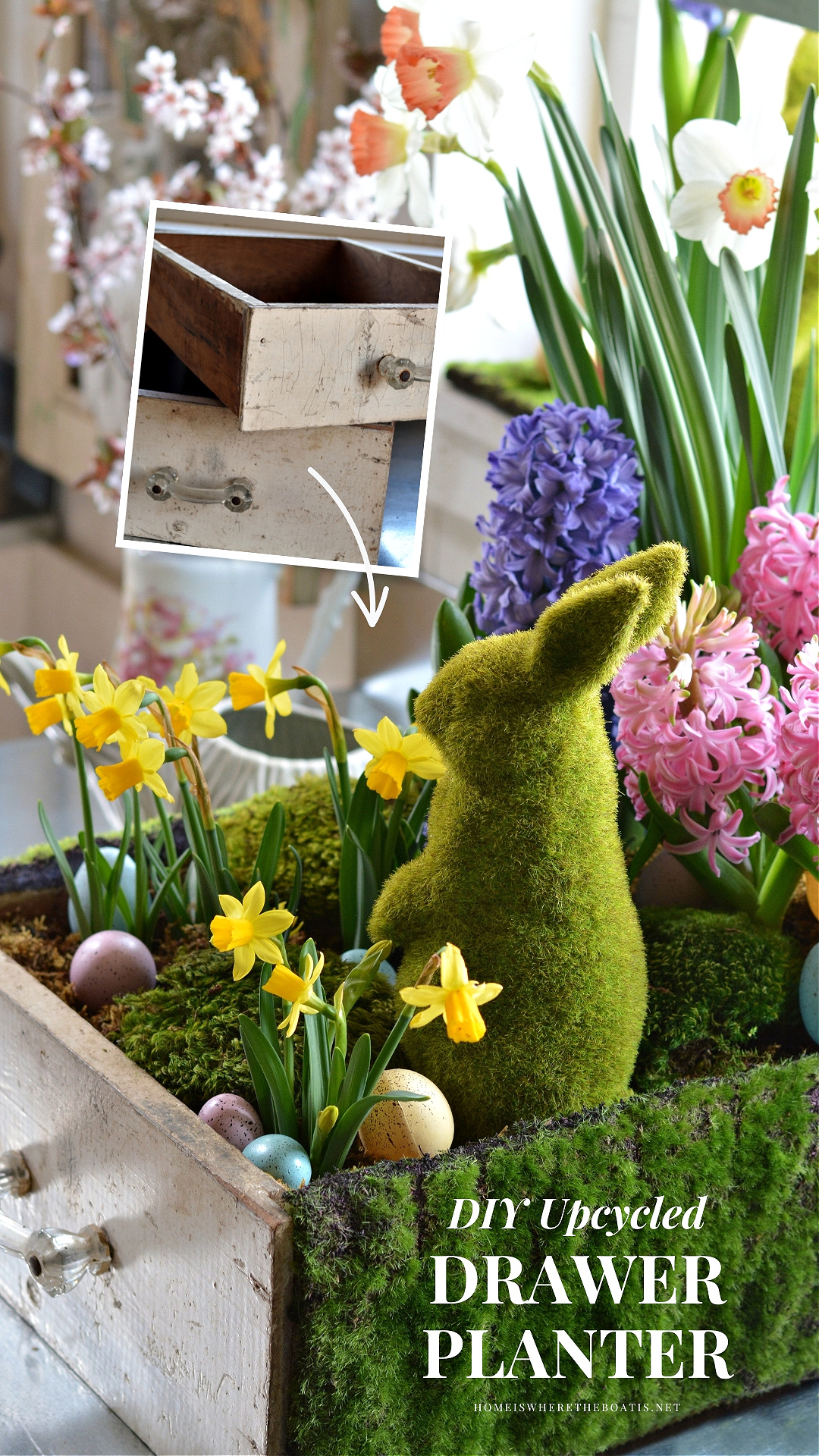 diy upcycled drawer planter1.1 – Home is Where the Boat Is